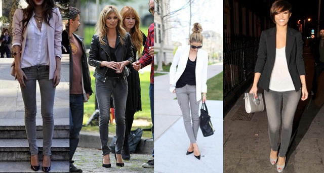 ¿Cómo combinar jeans grises? | Es Chic